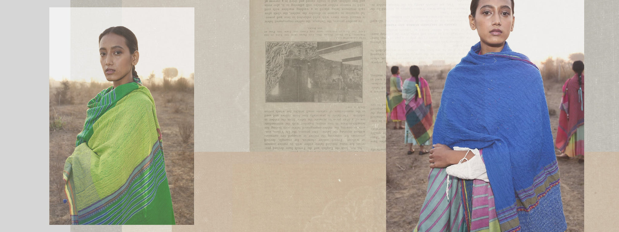 Injiri | Artisanal Handloomed Scarves and Wraps | India in Balmain