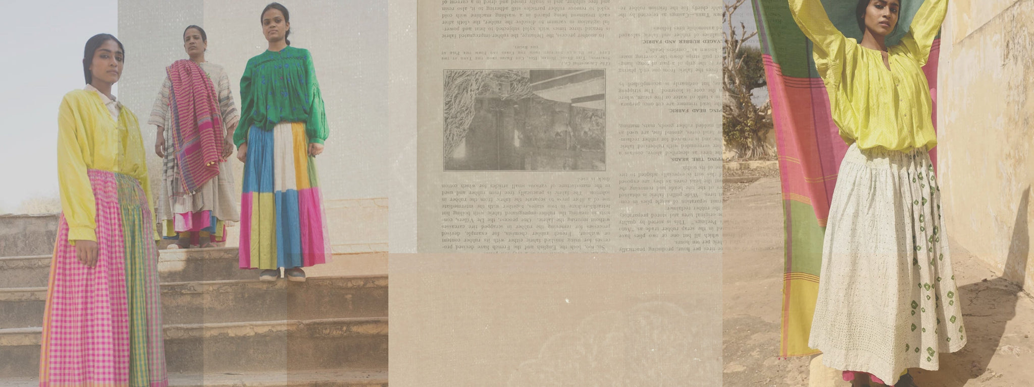 Injiri | Artisanal Handwoven Skirts and Pants | India in Balmain
