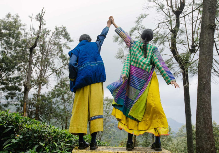 Injiri | Artisanal Handwoven Dresses | India in Balmain